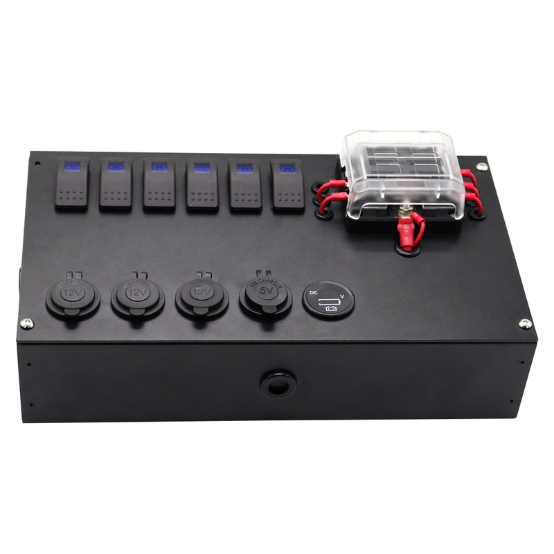 12v Camper Accessories Control Panel Box 12 Volt Campervan Equipment ...