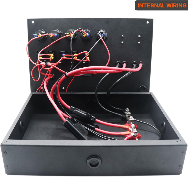 12v Accessory Power DC Rocker Switch Control Box Panel 12volt Control ...