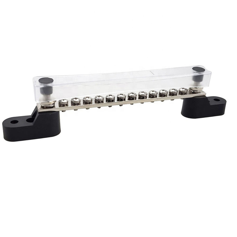Amomd Marine 100A Ground Power Distribution Block 12 Screw Terminal ...
