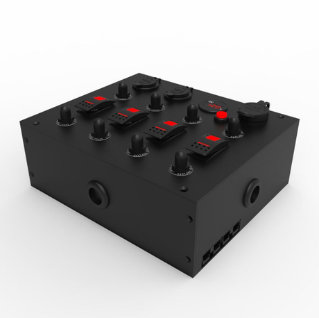 OEM Customized 12V Camper Control Panel Box for Power Distribution ...